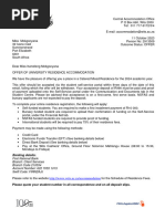 UCT 2024 Student Housing Handbook | PDF | Housekeeping | Fee