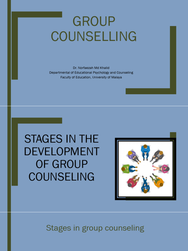 Stages of Group Counseling Process | PDF | Career & Growth