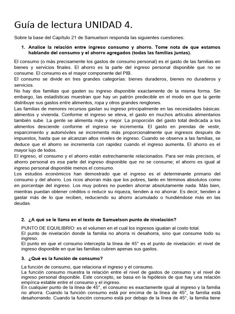 Guia de Lectura N4 TERMINADA | PDF Guia de Lectura N4 TERMINADA | PDF