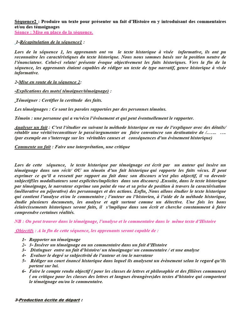 3AS - Séquence Complète (2) TALEB Mélodie | PDF