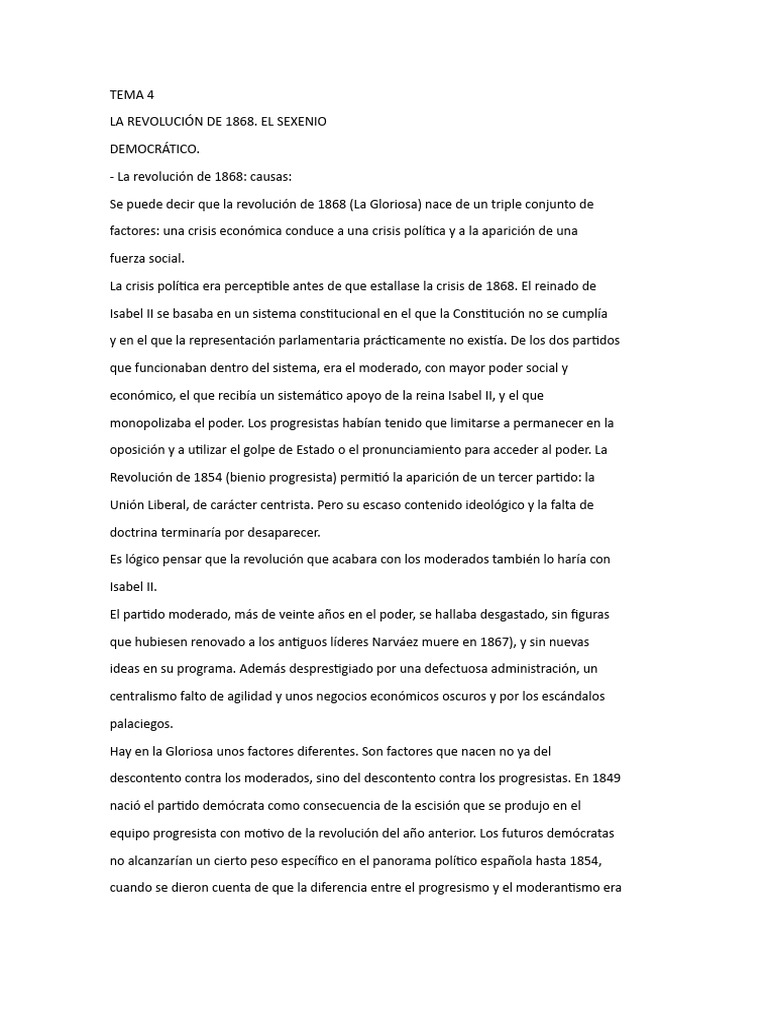 Historia Sexenio Revolucionario | PDF | Gobierno | Teorías políticas