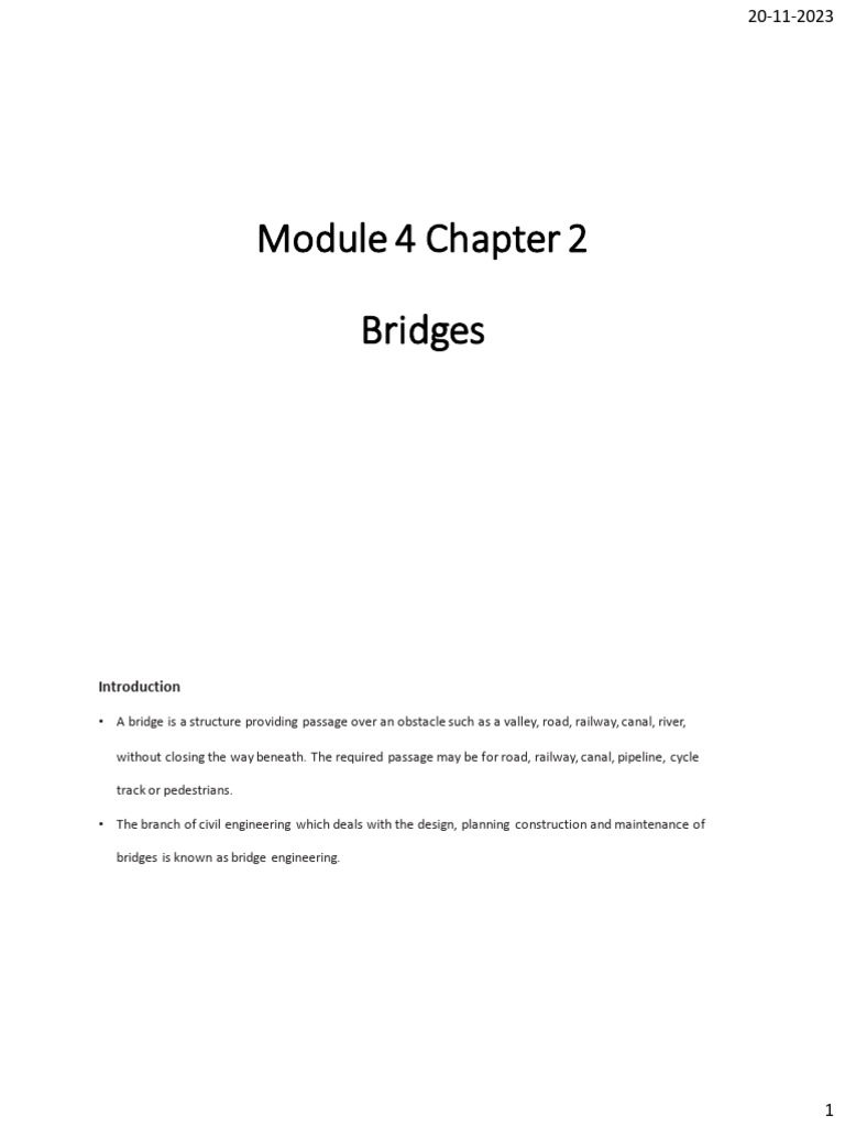 Bridges | PDF