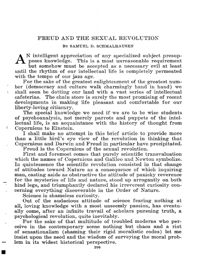 1930 Freud And The Sexual Revolution Pdf