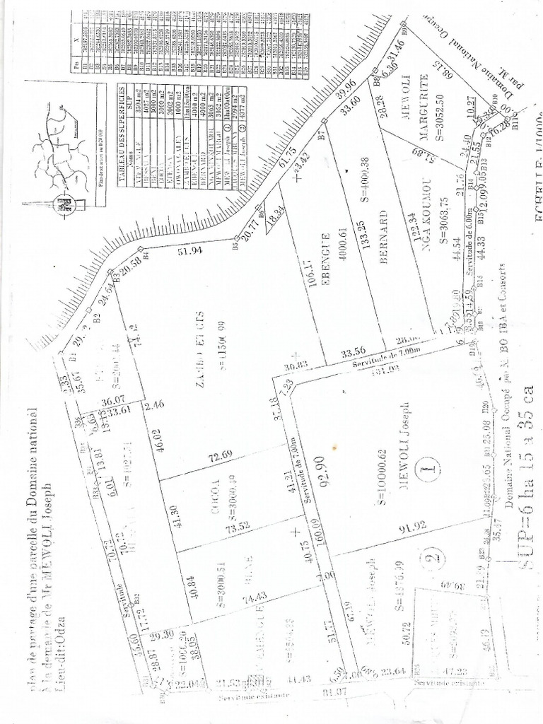 Plan de Partage D'une Parcelle | PDF