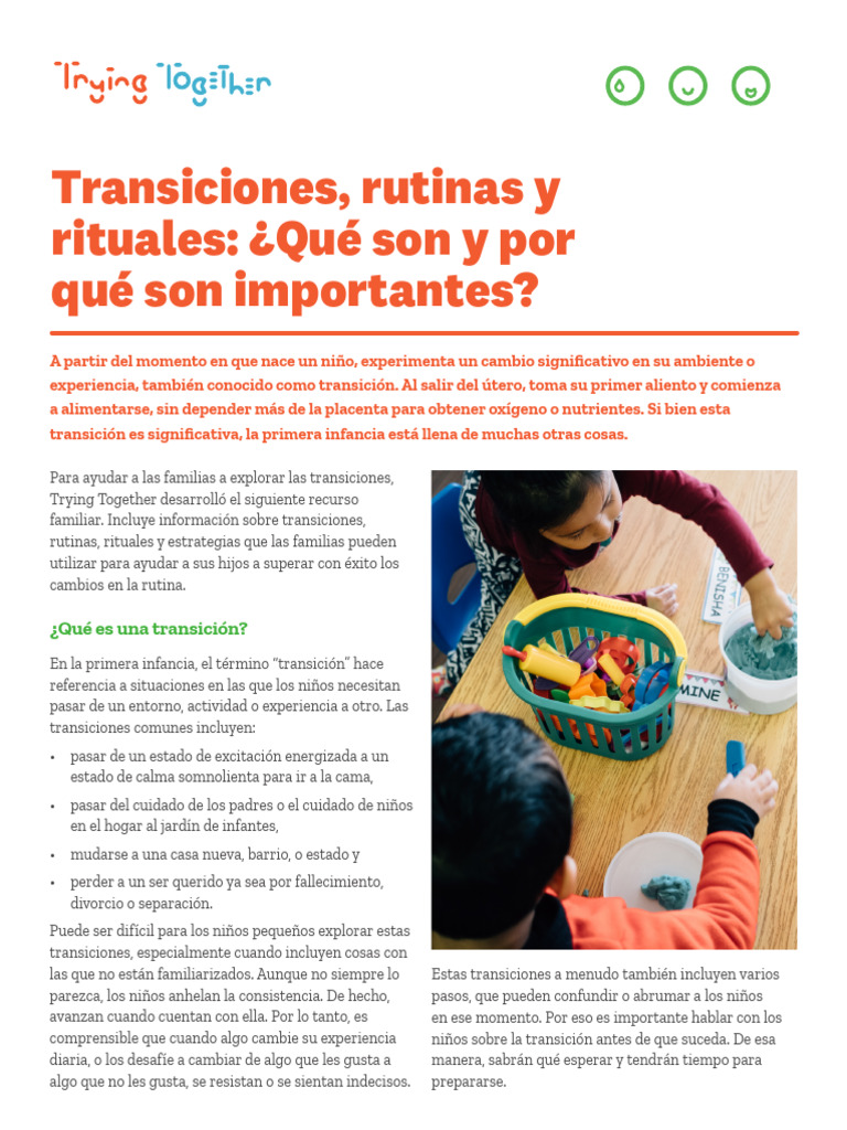 DAP Transitions Routines Spanish | PDF | Sicología