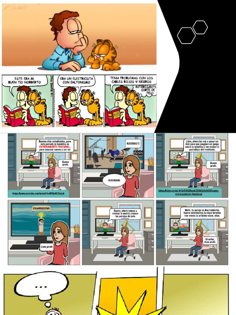 PP Tirillas Comicas Ejemplos Dibujos y Viñetas | PDF