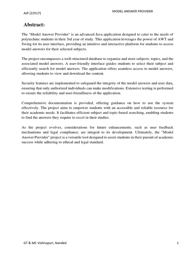 Ajp Project Theory Pdf Usability Computing 