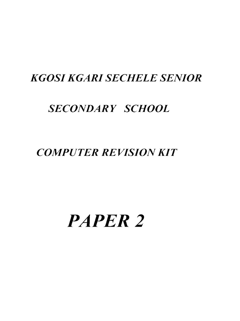 Comp Paper 2 | PDF
