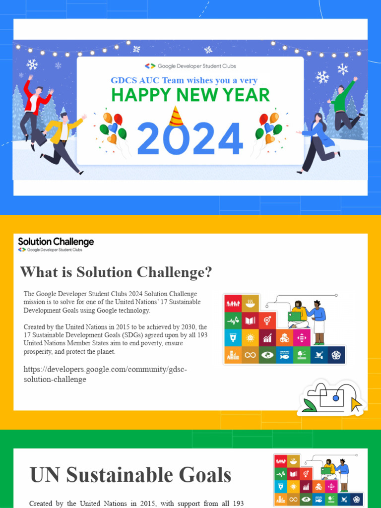GDSC Solution Challenge 2025 Overview | PDF | Computers