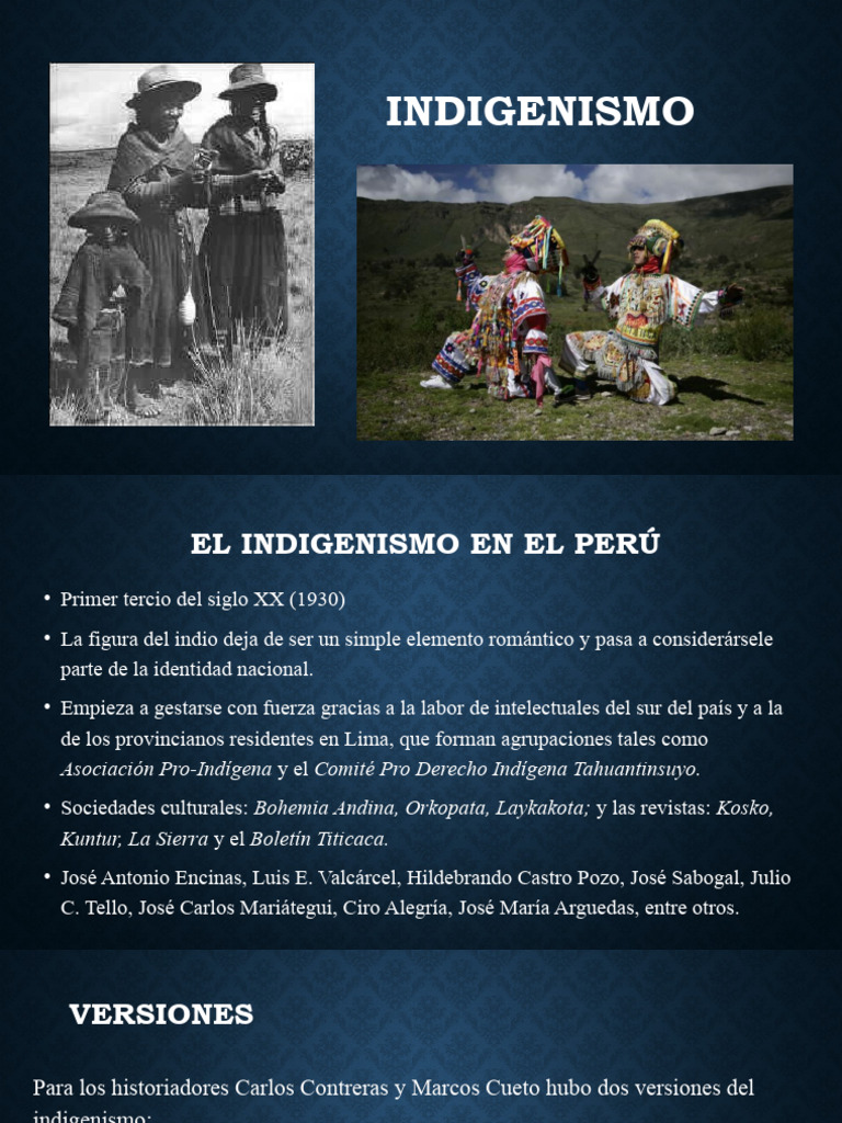 Indigenismo en Perú: Historia y Literatura | PDF