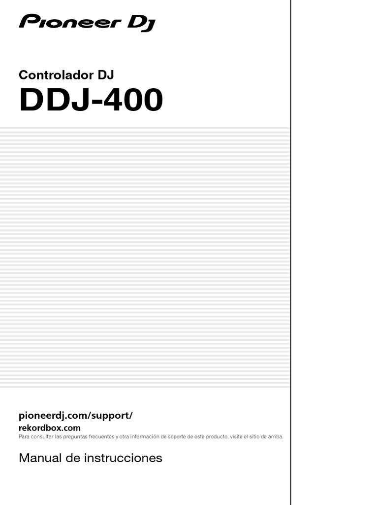 DDJ-400 Manual Manual ES | PDF