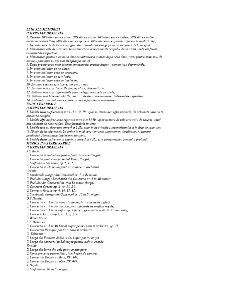 Tehnici de Invatare | PDF Tehnici de Invatare | PDF