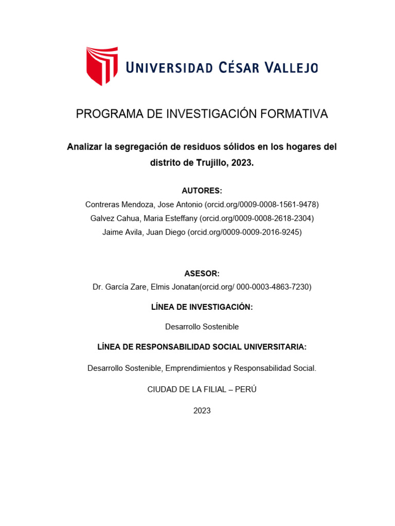 Informe Final Avance | PDF | Alfa de Cronbach | Residuos