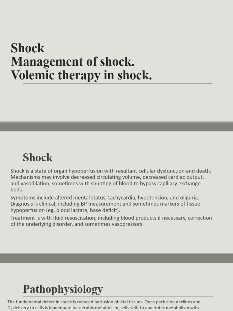 Shock | PDF