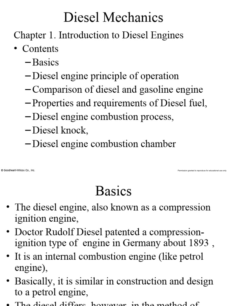 Diesel Mechanics | PDF