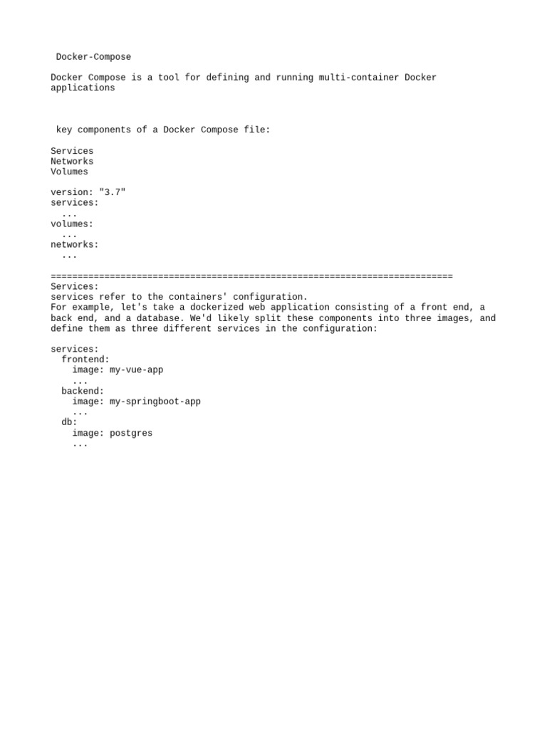 Docker Compose Pdf