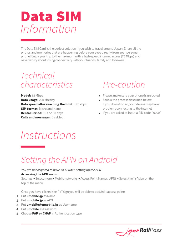 Instrucciones SIM | PDF | Ios | Internet