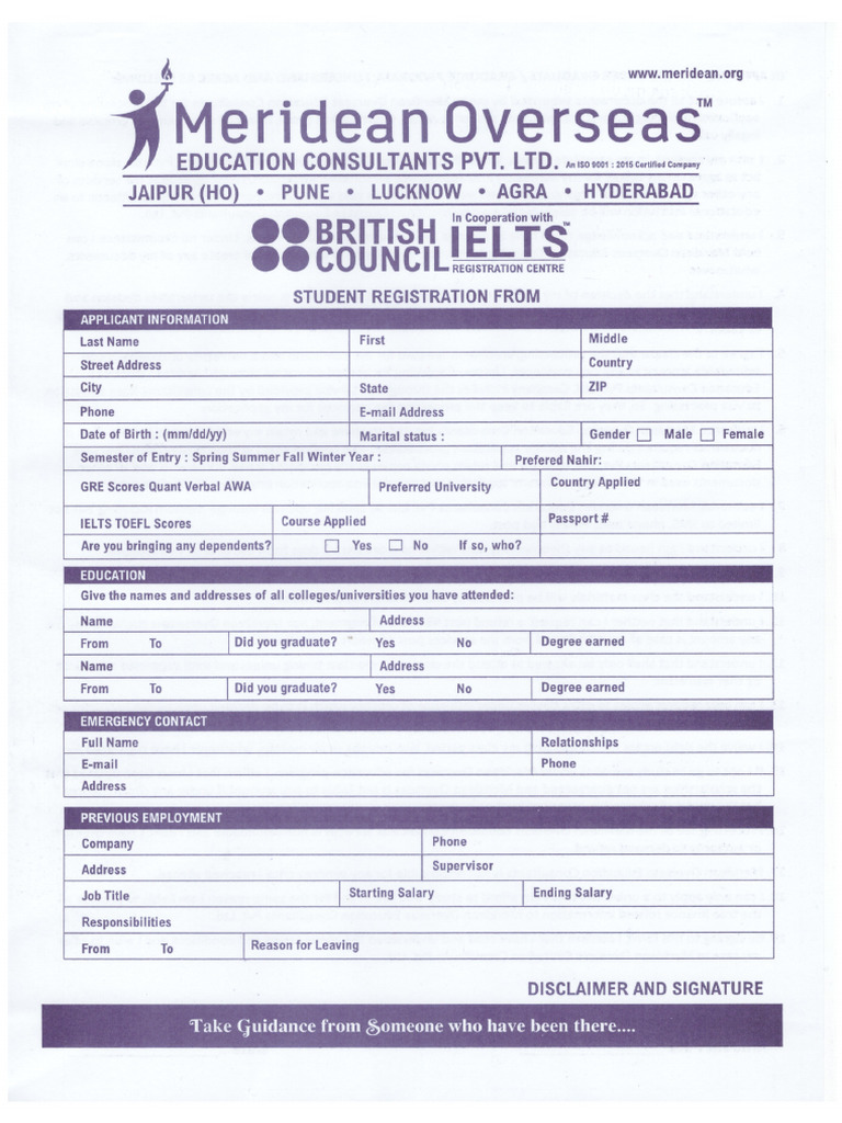 Registration Form | PDF
