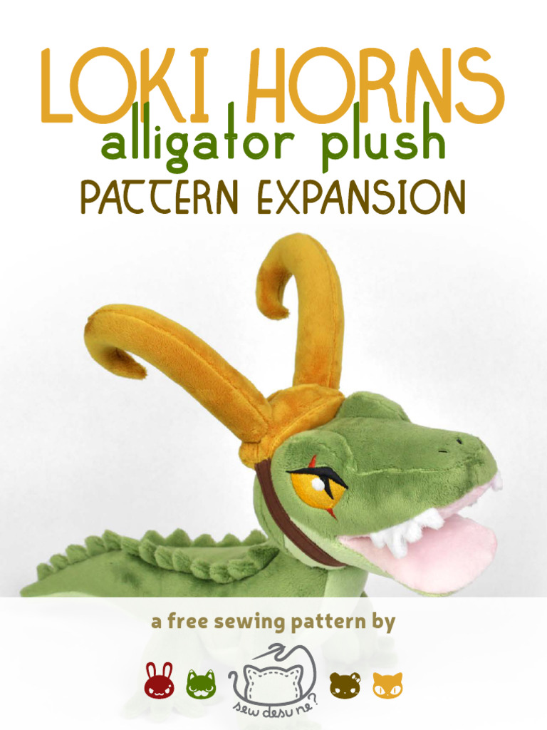 Loki Horns Pattern Expansio | PDF | Sewing | Seam (Sewing)