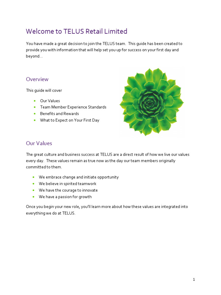 2013 TELUS - Orientation - Guide - EN | PDF | Business