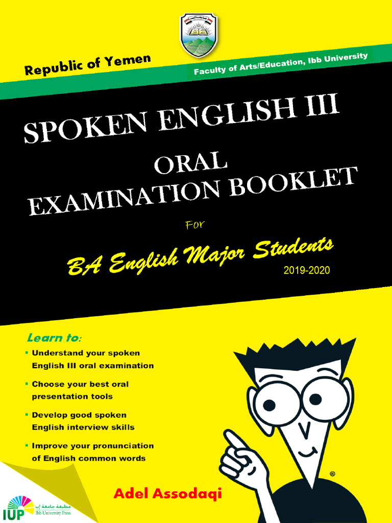 Final Spoken English Oral Examination Booklet | PDF | Public Speaking ...