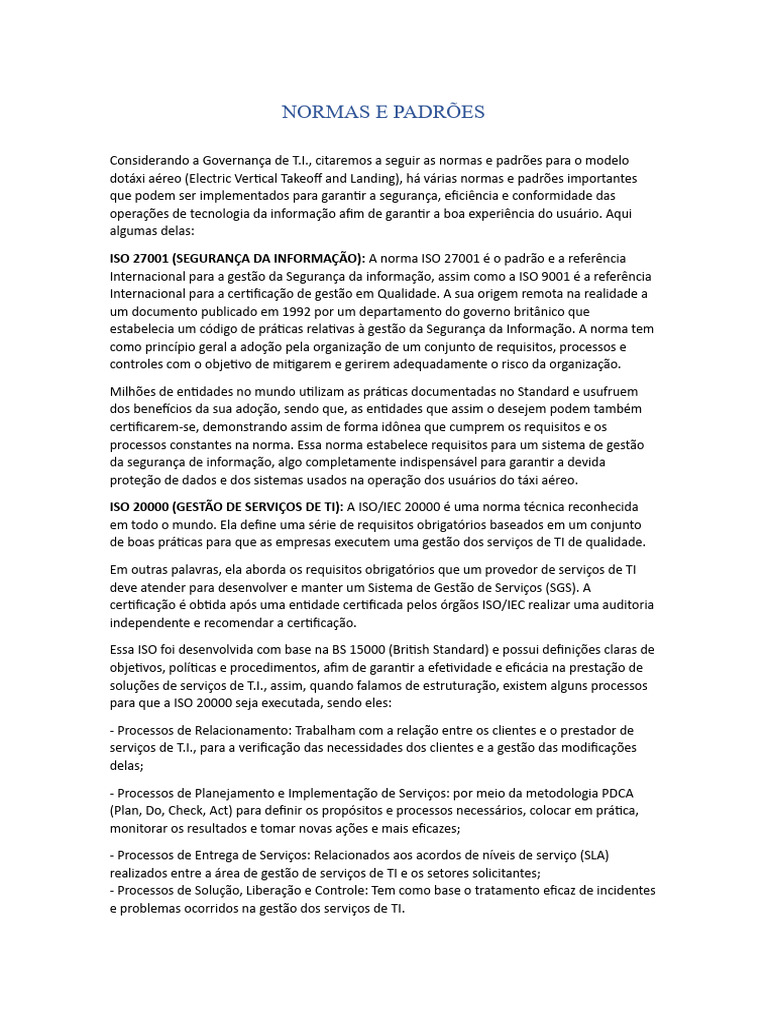 Normas e Padrões | PDF | ISO 9000 | Business