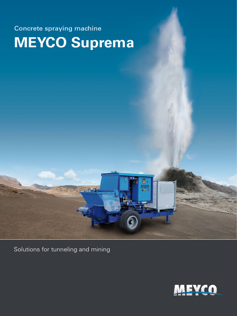 MEYCO Suprema | PDF | Pump | Concrete