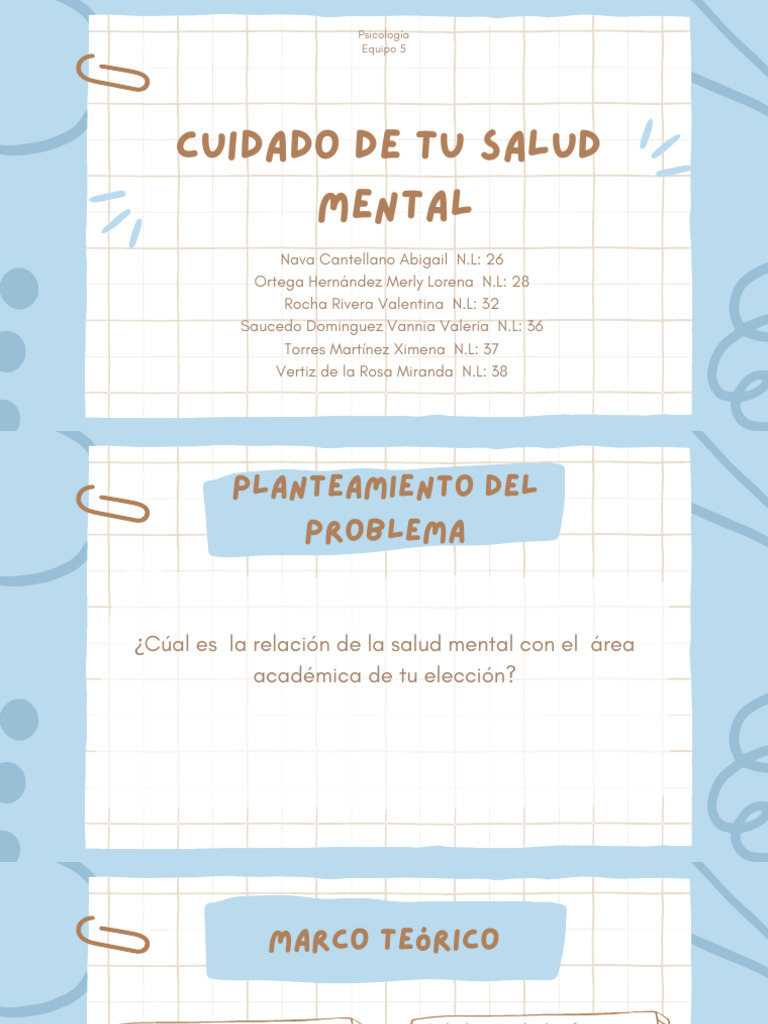 Cuidado de Tu Salud Mental | PDF | Sicología | Salud mental