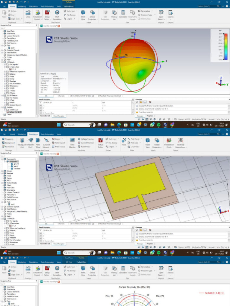 simulation patch antenna | PDF | Computing | Electronic Engineering