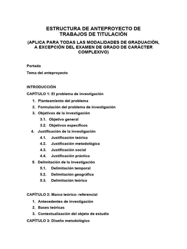 Matriz de Estructura Anteproyecto | PDF | Metodología de encuesta | Science