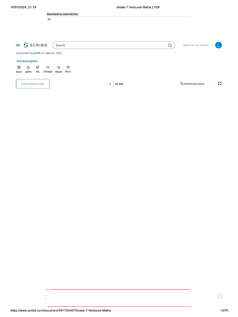 New Ventures Mathematics Grade7 | PDF