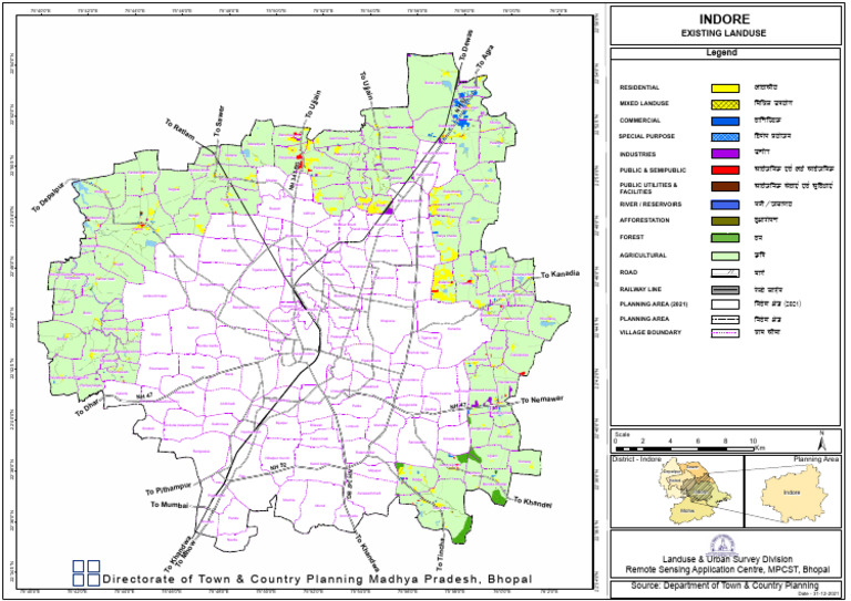 Indore Master Plan 2035 Overview | PDF