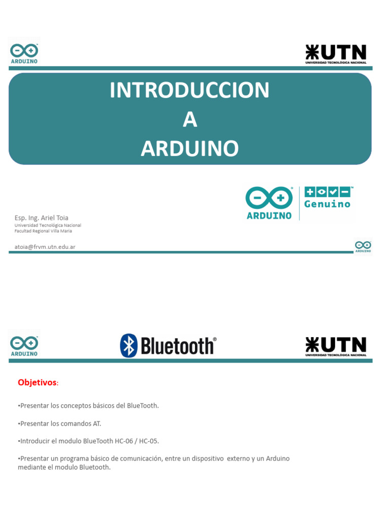 Presentacion Arduino BT WiFi | Descargar gratis PDF | Wifi | Ciencias de la Computación