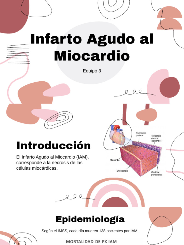Infarto Agudo al Miocardio: Causas y Tratamiento | PDF | Infarto de ...