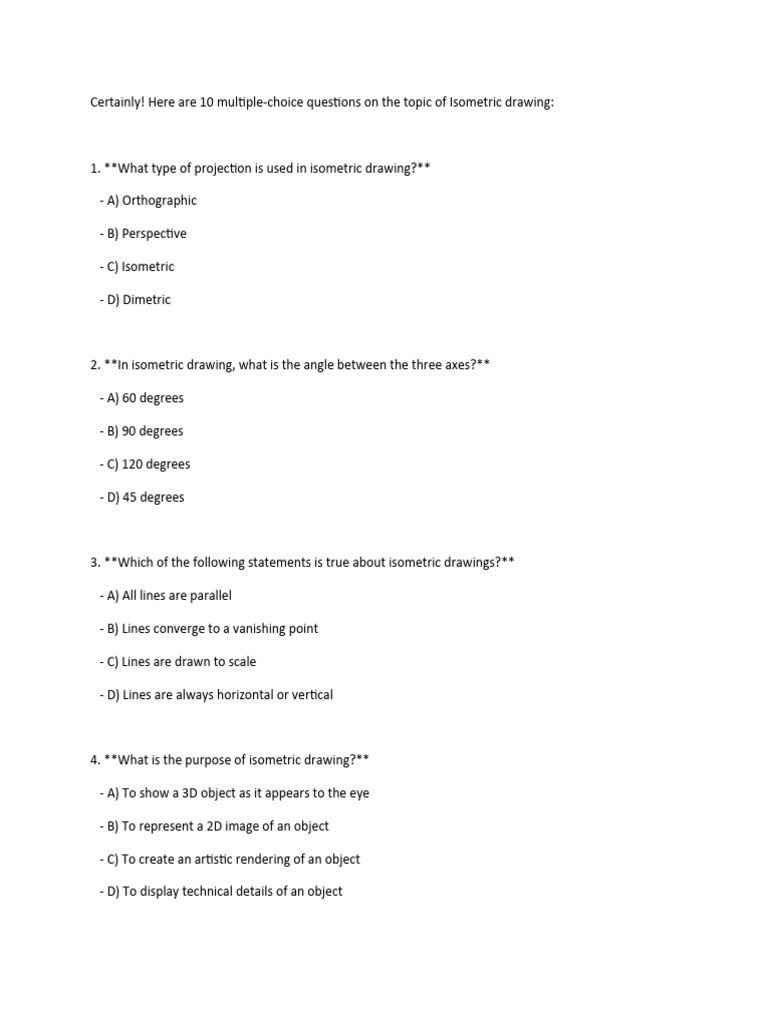Isometric Drawing | PDF | Drawing | Cartesian Coordinate System