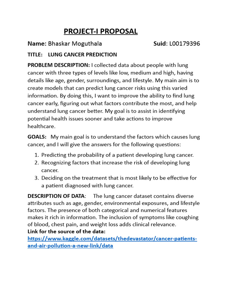 Project Proposal | PDF