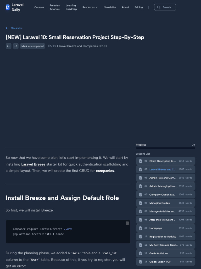 Laravel Breeze