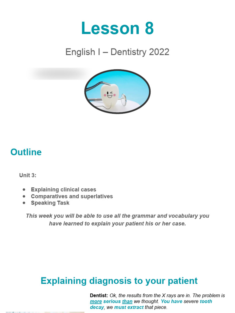 English 1 - Lesson 8 | PDF