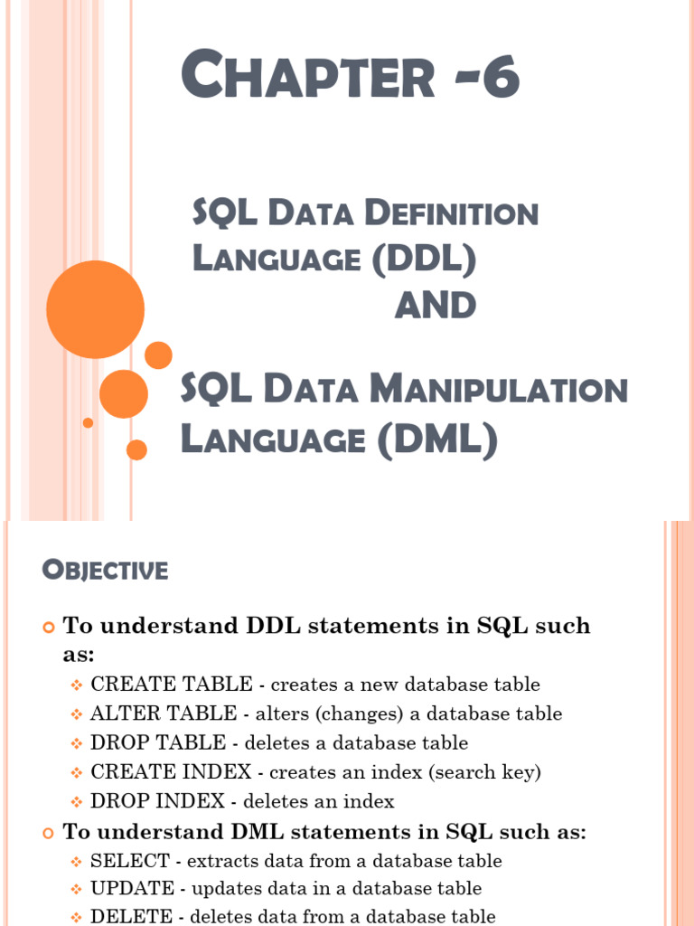 Chapter 6 Add From Handout Pdf Sql Database Index