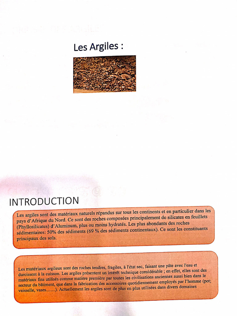 Les Argiles Geomat | PDF