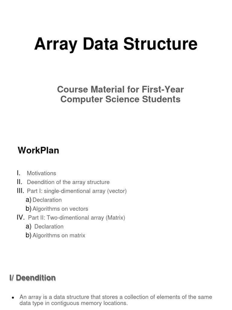 1703253988970_1703253919686_1700751513925_Array_Structures | PDF | Matrix (Mathematics) | Data Type