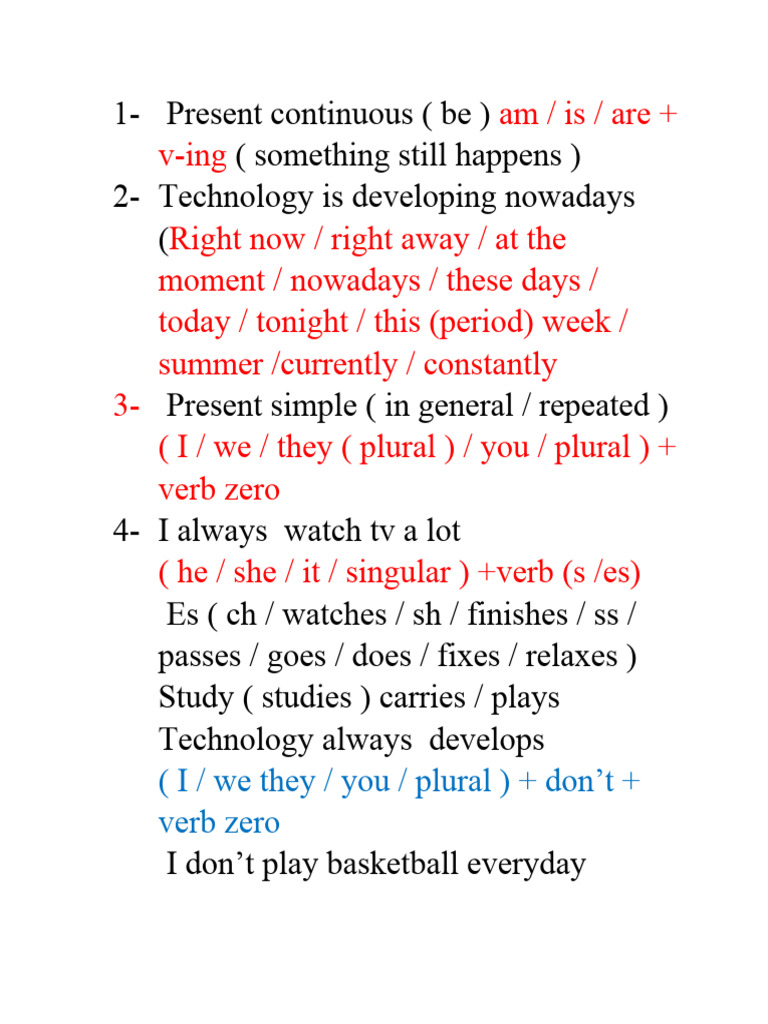 English Tenses Explained Simply | PDF