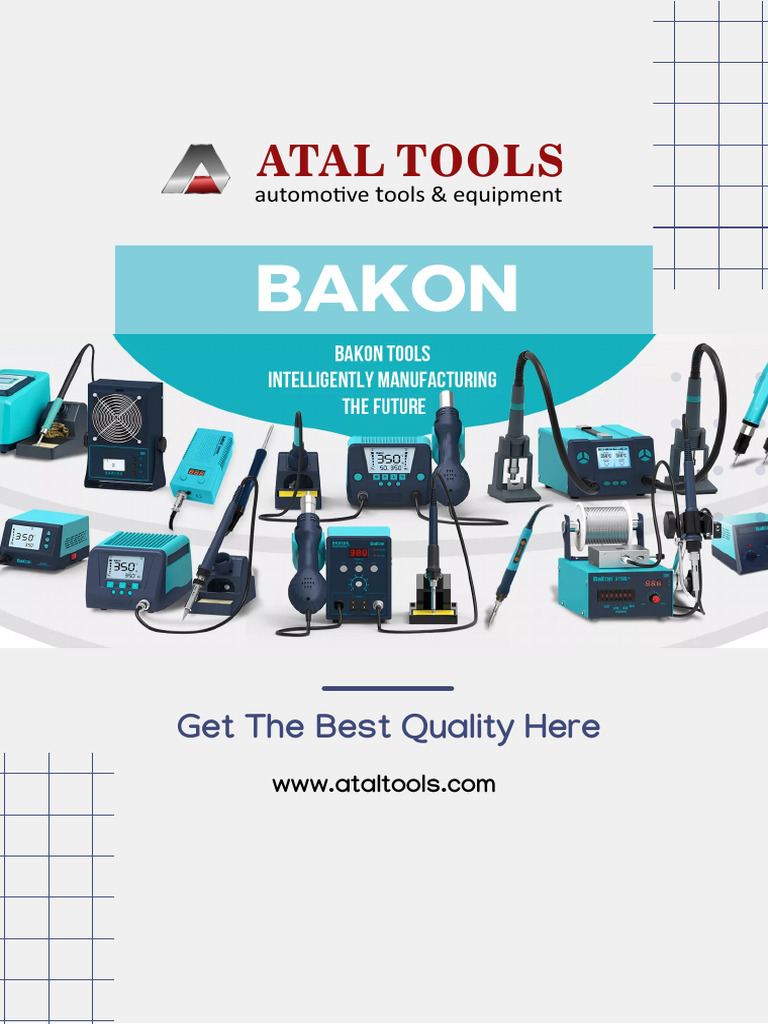Bakon BK881 Soldering Station Guide | PDF | Materials | Electrical ...
