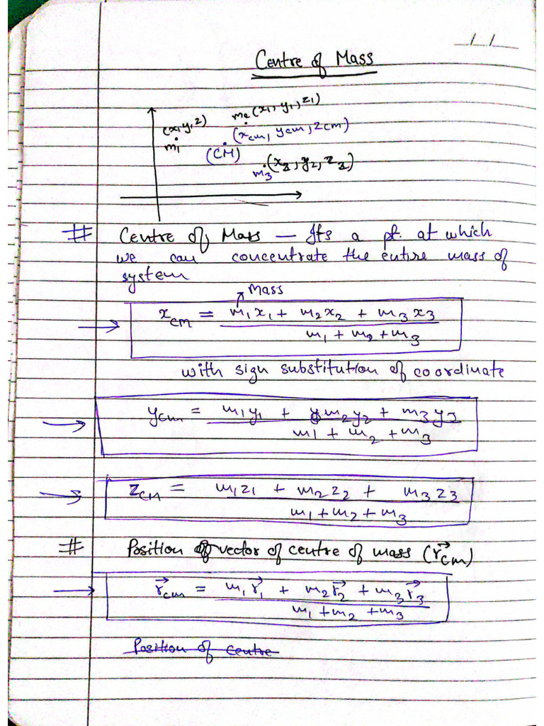 Center of Mass Linear Momentum Conservation | PDF Center of Mass Linear Momentum Conservation | PDF