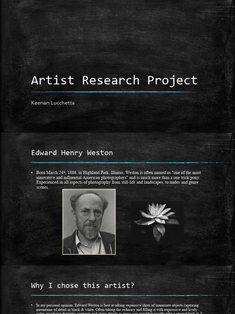 Edward Weston: Master of Still Life Photography | PDF | Still Life ...