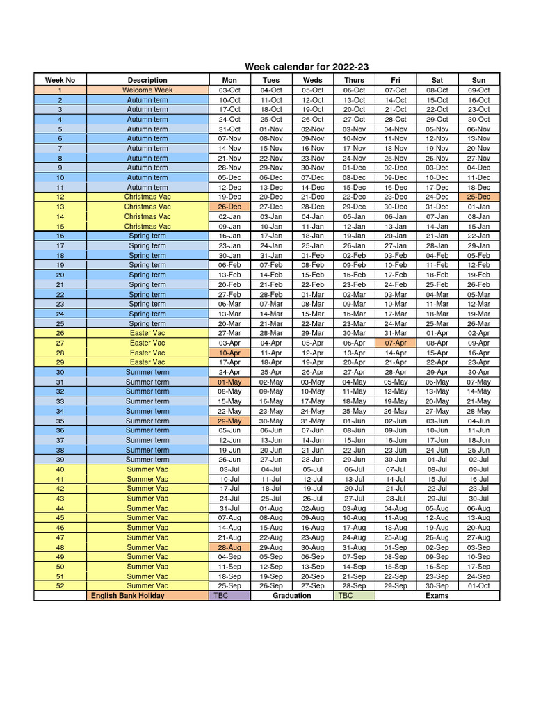 Academic-Timetable-2022-23-Pdf ZZZ | PDF | Social Science