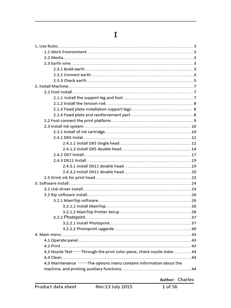 INQI Machine Manual | PDF | Printer (Computing) | Paper