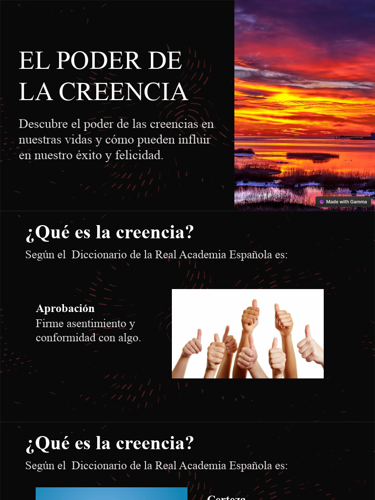 El Poder de La Creencia | PDF