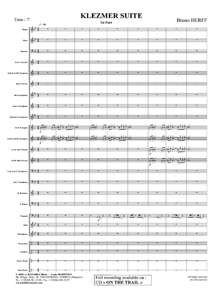 Klezmer Suite 1 | PDF