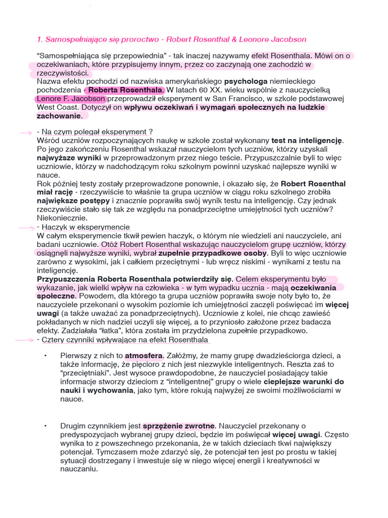 Psychologia Spoleczna Eksperymenty | PDF